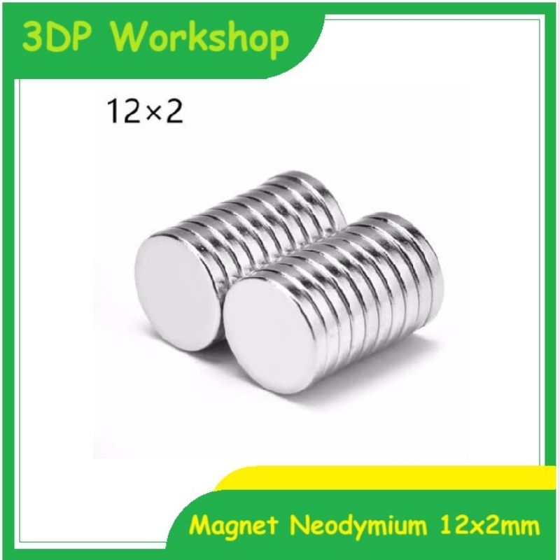 Jual Magnet Neodymium Bulat 12x2 mm | Shopee Indonesia