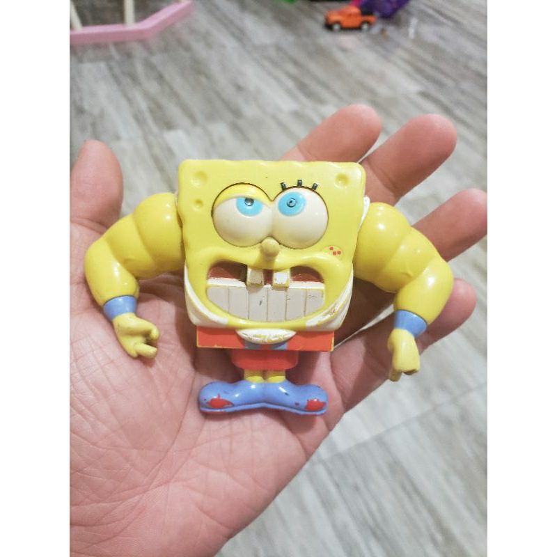 Jual JUALAN ACTION FIGURE FIGUR SPONGEBOB SQUAREPANTS KUNING VIACOM ...