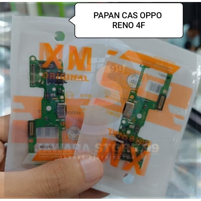 Jual PAPAN CAS KONEKTOR CHARGER OPPO RENO 4F PCB BOARD CAS ORIGINAL ...