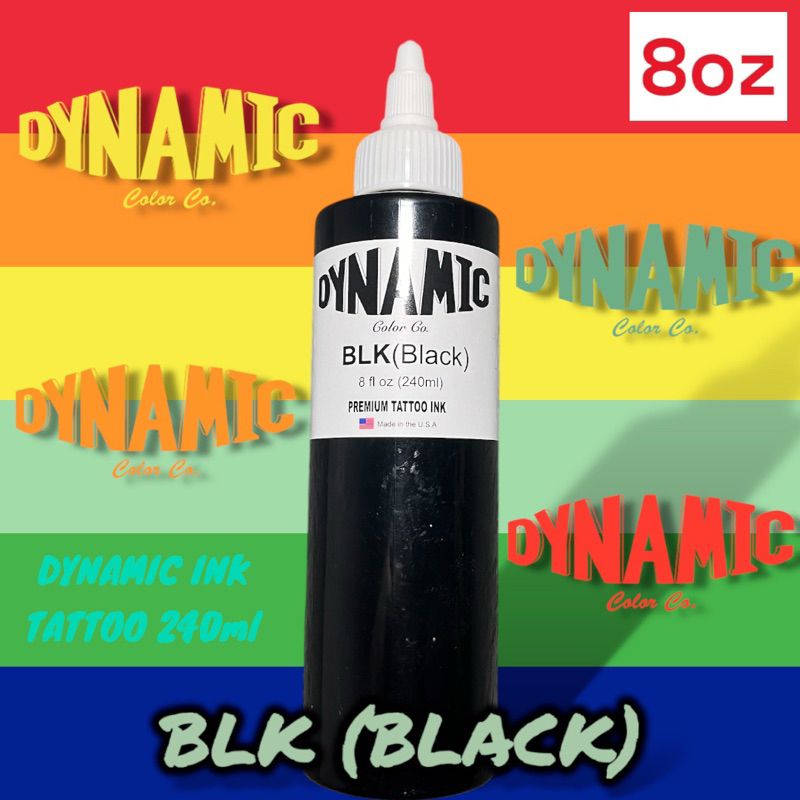 Jual Tinta Tattoo Dynamic Black 8oz 240ml | Shopee Indonesia