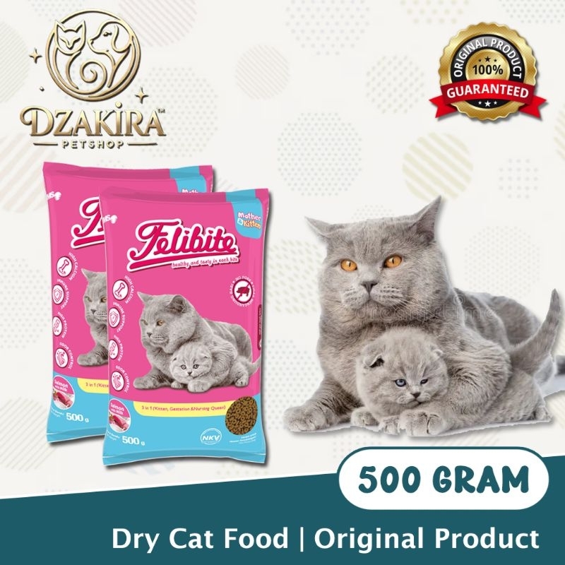 Jual Felibite Mother & Kitten 500 GR salmon with milk | Shopee Indonesia
