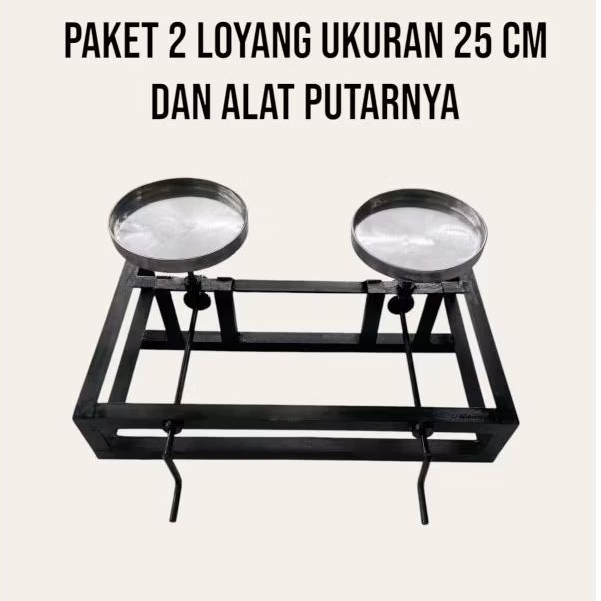 Jual ALAT KUE LEKER PUTAR UKURAN 25 CM BAHAN BAJA | Shopee Indonesia