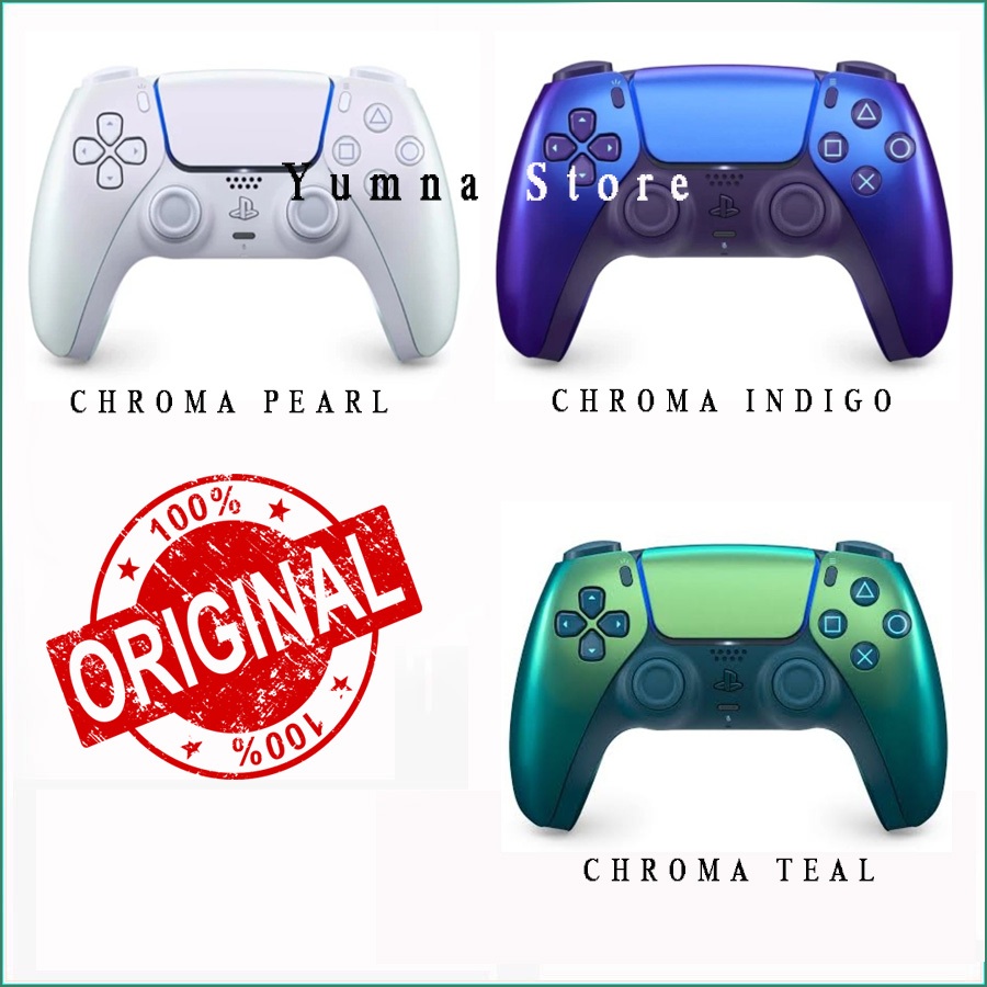Jual PS5 DualSense Wireless Controller / Stick Chroma Pearl - indigo ...