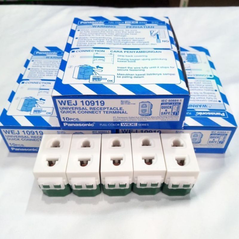 Jual Stopkontak Wide Series Panasonic WEJ10919 | Shopee Indonesia
