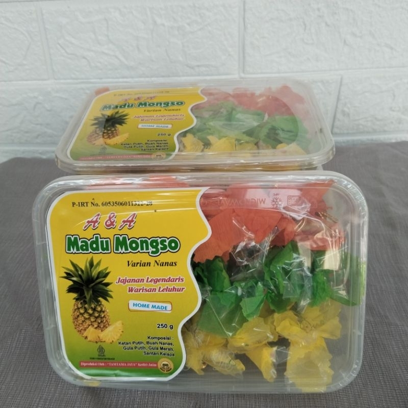 Jual Madu Mongso Varian Nanas Manis Legit Lebara Hari Raya Oleh-oleh ...