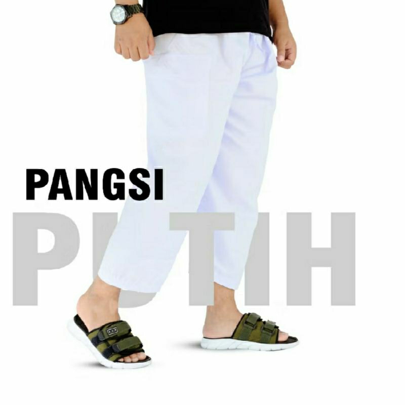 Jual (PAKET 3PCS) celana umroh haji celana ikhrom polos | celana putih ...
