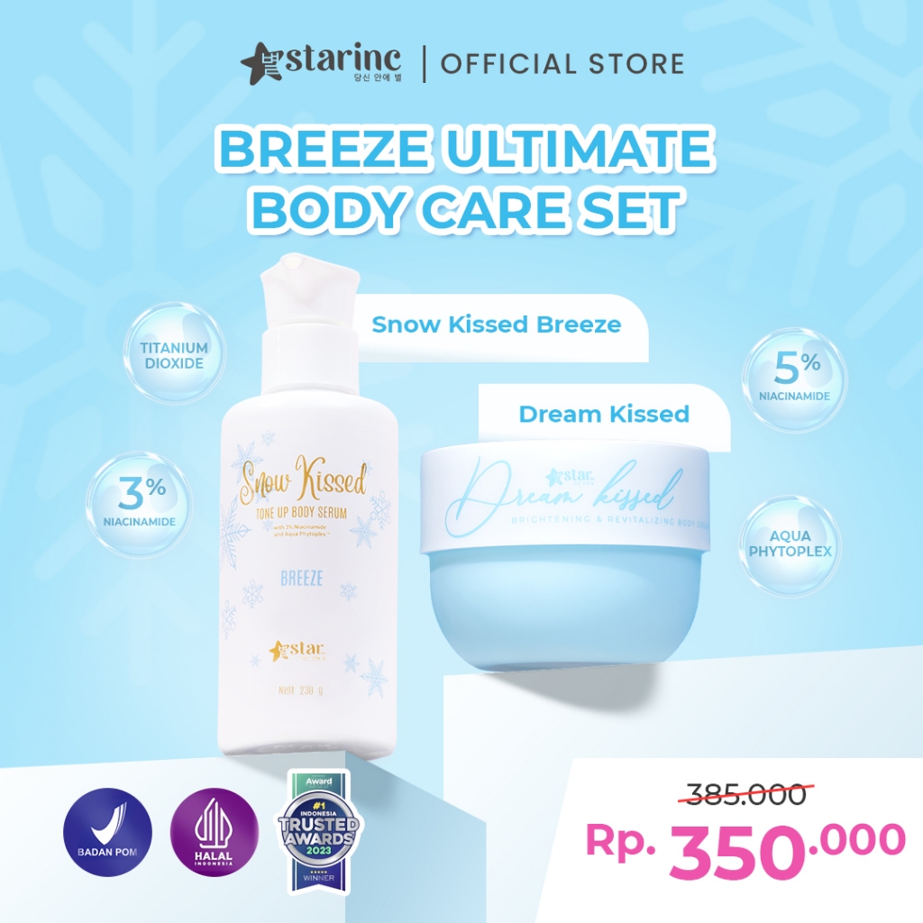 Jual Package Skin Nutrition Dream Kissed and Instant Tone Up Body Serum ...