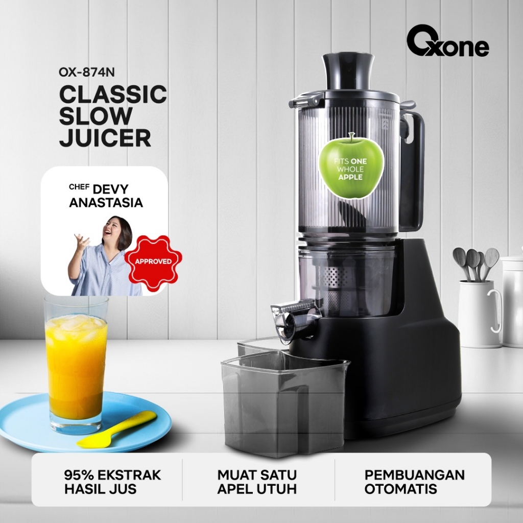Jual Oxone OX874N Classic Slow Juicer - Slow Juicer Buah 95% Nutrisi ...