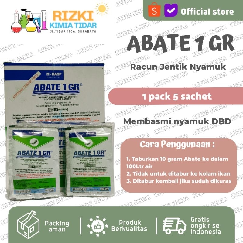 Jual Abate 1GR Pembasmi Jentik Nyamuk Obat Pembasmi Nyamuk DBD 1 pack ...