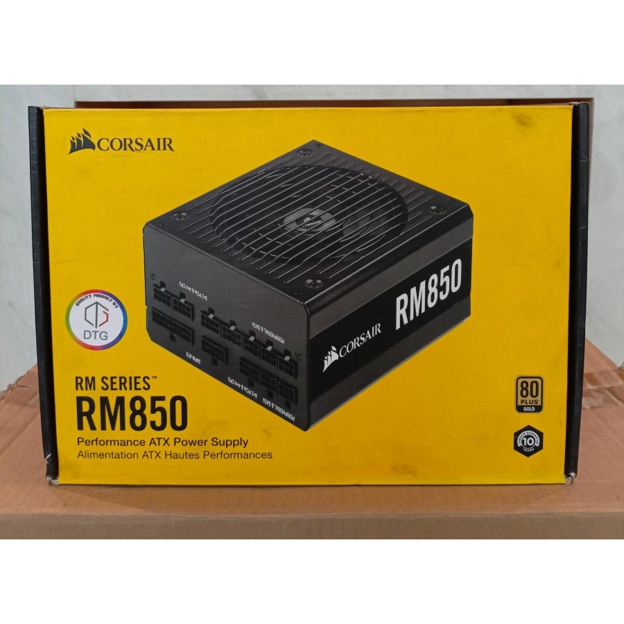 Jual PSU CORSAIR RM850 80+ GOLD FULL MODULAR / PSU 850W 2ND | Shopee ...