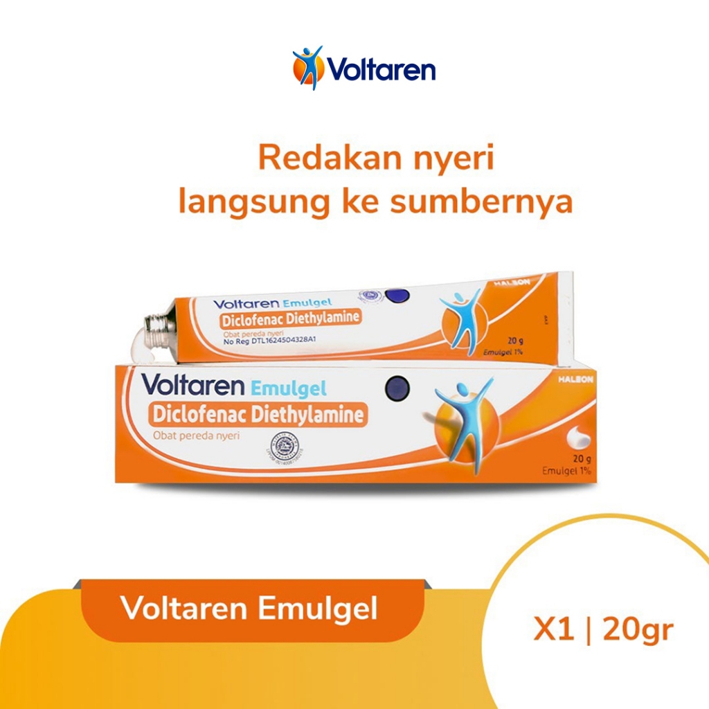 Jual Voltaren Emulgel 1% Diclofenac Diethylamine 20g | Shopee Indonesia