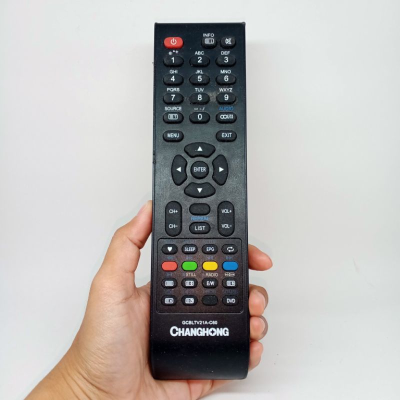 Jual Remote TV Original Bergaransi Changhong GCBLTV21A-C60 | Shopee ...