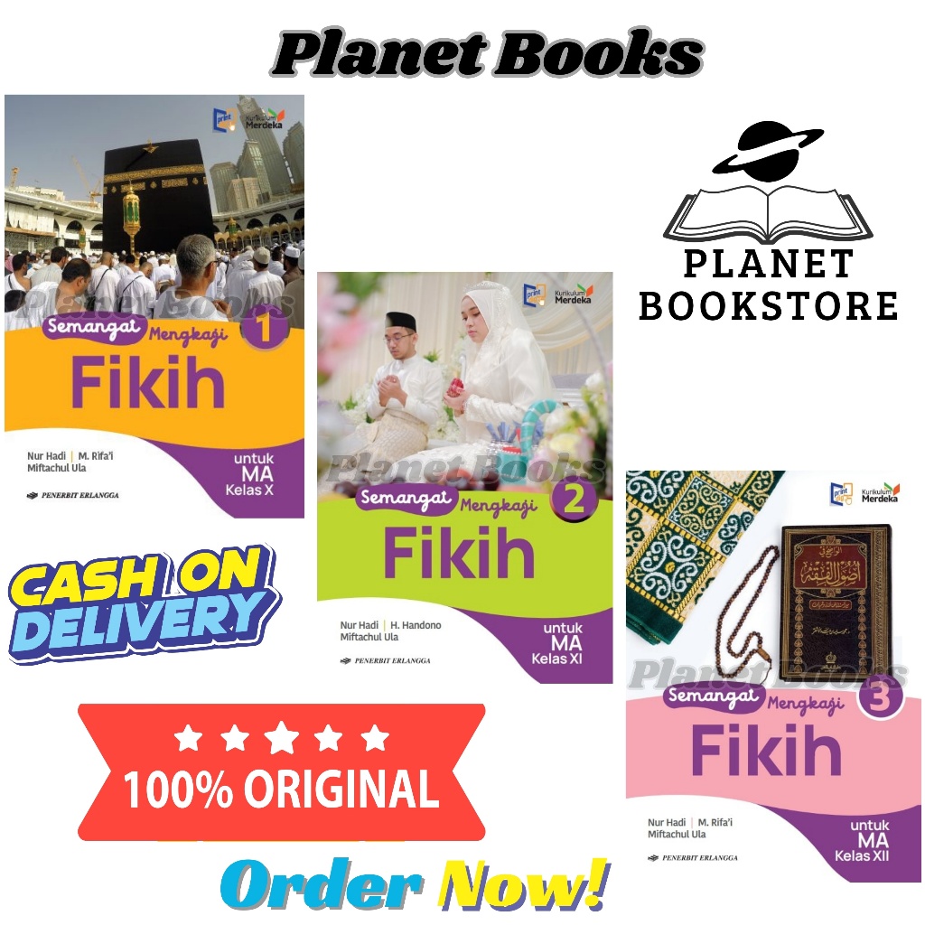 Jual BUKU FIKIH SEMANGAT MENGKAJI KELAS 1,2,3 10,11,12 MA/SMA PENERBIT ERLANGGA KURIKULUM ...