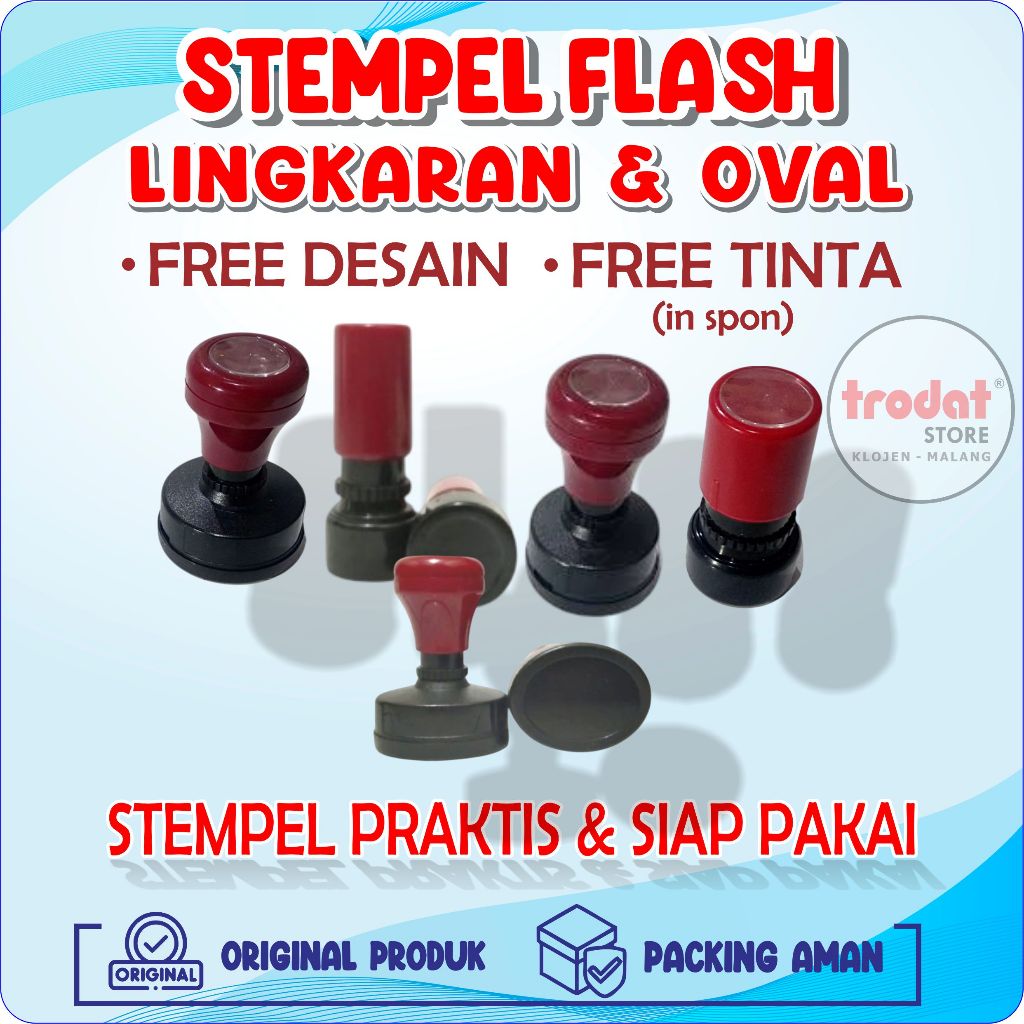 Jual Cetak Stempel BULAT, logo, Perusahaan, lunas stample flash stemple ...