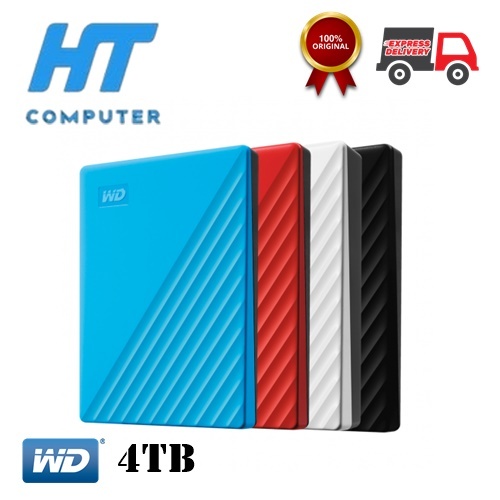 Jual WD MY PASSPORT 4TB HARDDISK EKSTERNAL | Shopee Indonesia