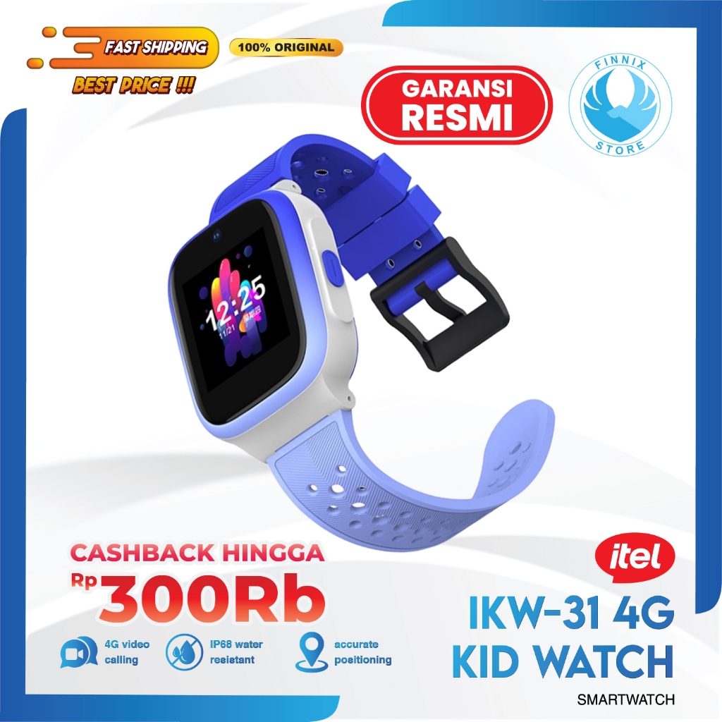 Jual Itel IKW-31 Kid Smartwatch 1 4G Network | Video Call | IP68 ...
