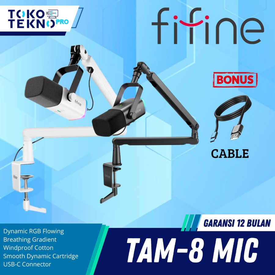 Jual Fifine TAM8 / TAM-8 USB Microphone for Live Recording Studio ...
