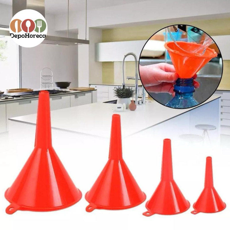 Jual Corong Plastik Multifungsi / Harga 1 Set Dapat 4 Ukuran Corong ...