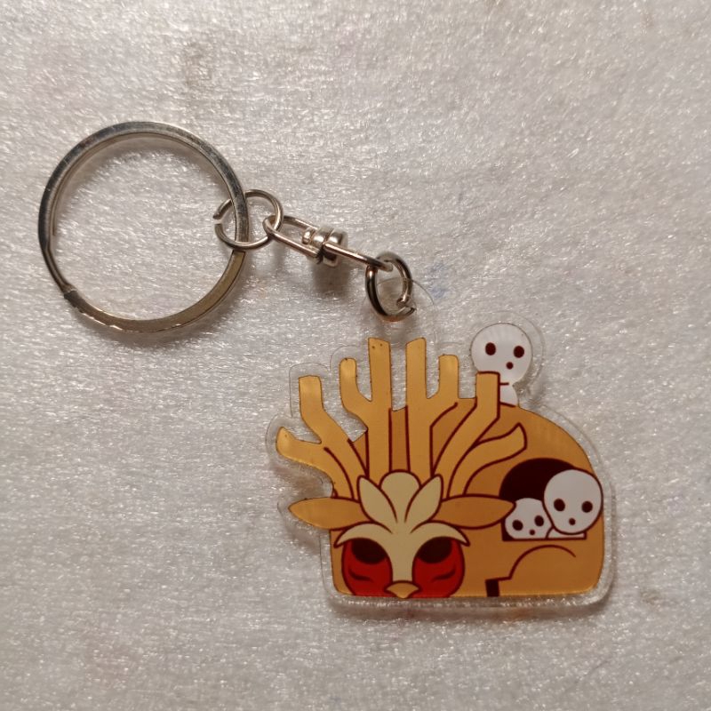 Jual ganci akrilik Princess Mononoke Ghibli Forest Spirit / keychain ...