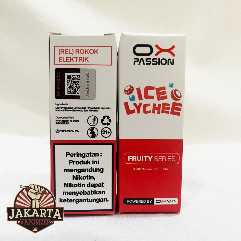 Jual [SALT] OX PASSION ICE LYCHEE SALTNIC 30ML 30MG BY OXVA | Shopee ...