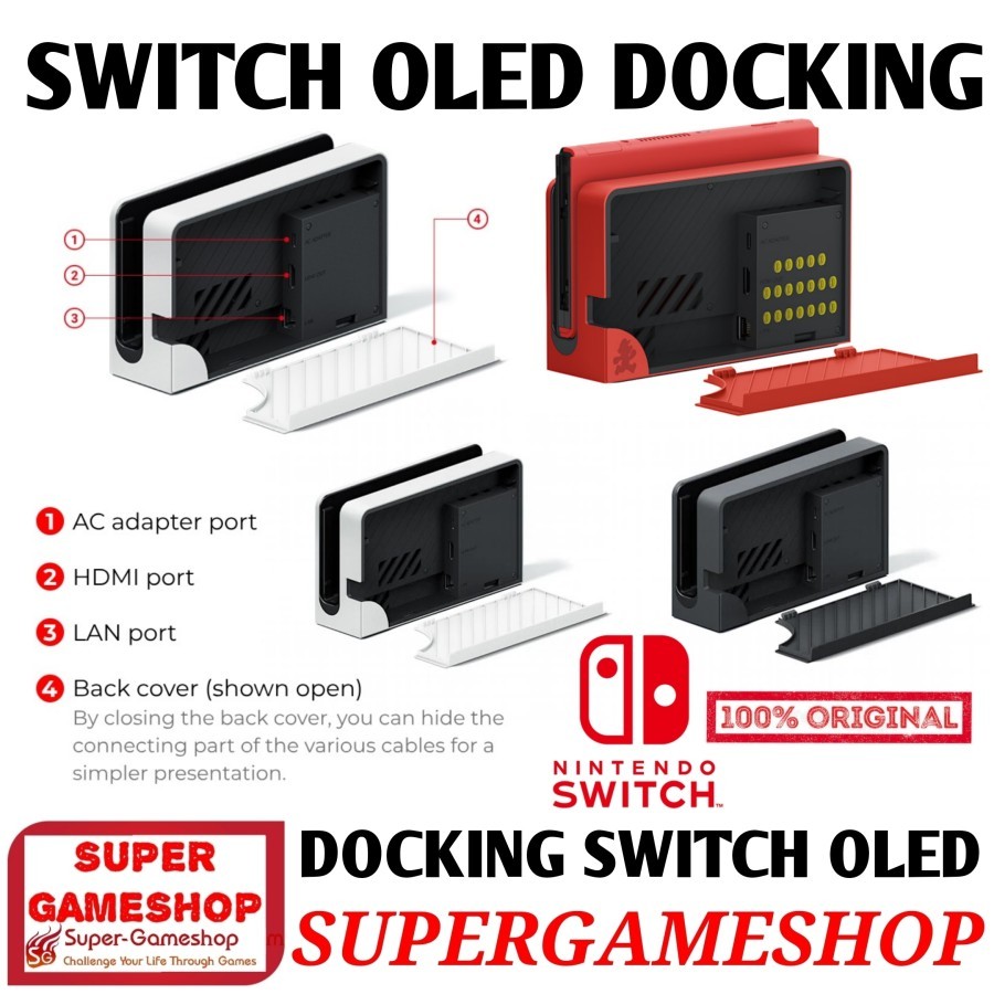 Jual Nintendo Switch Docking TV Nintendo Switch Oled Docking | Shopee ...