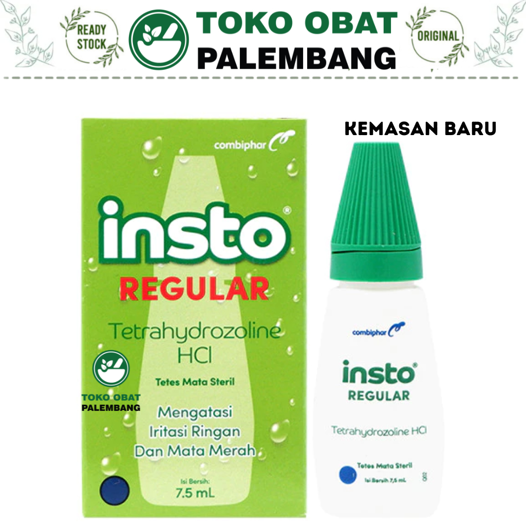Jual INSTO REGULAR 7.5ML TETES MATA STERIL STERILE EYE DROPS TETES MATA ...
