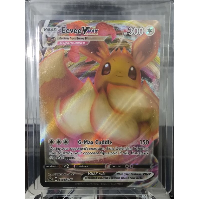 Jual Kartu Pokemon (EN) Eevee VMAX - SWSH087 (CARD PROMO) | Shopee Indonesia