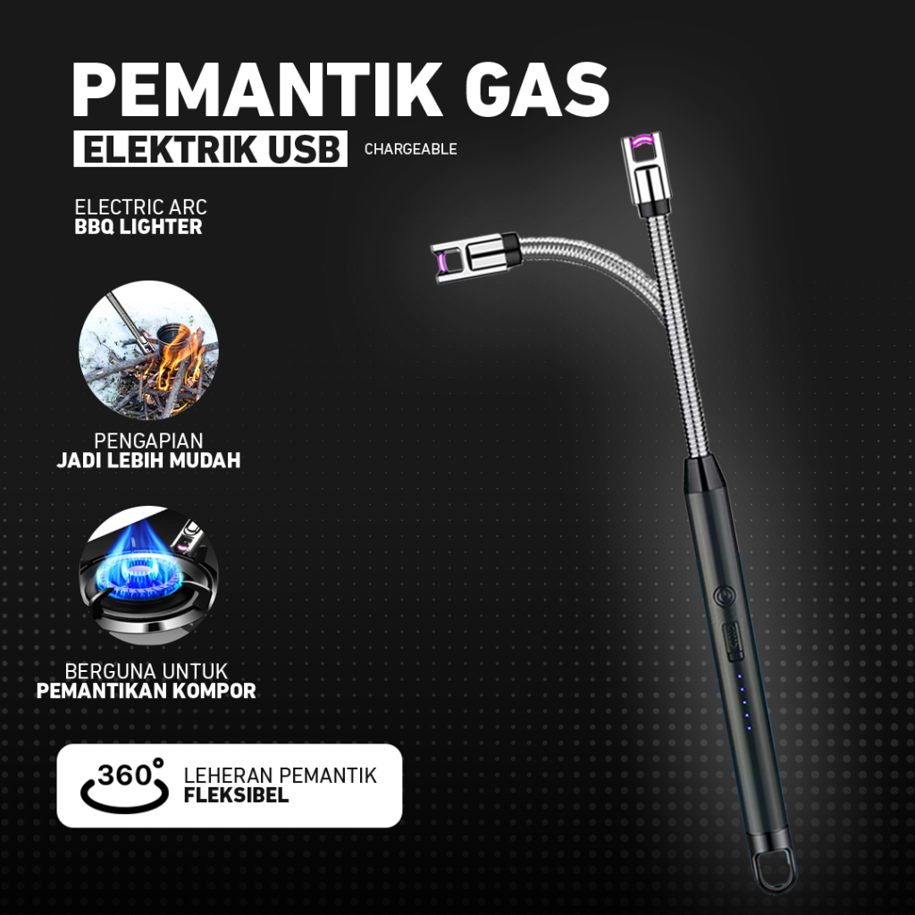 Jual Pemantik Korek Api Portable Elektric Korek Torch Api BBQ Elektrik ...