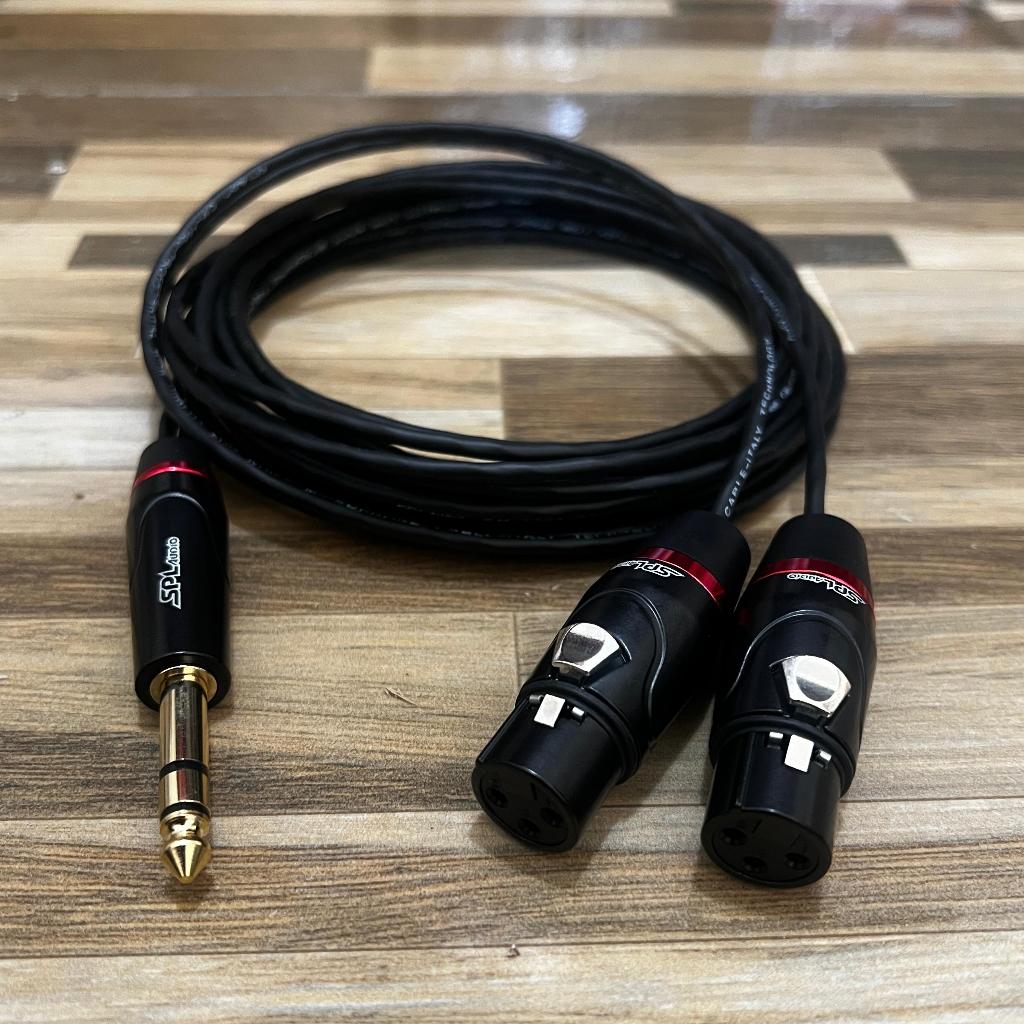 Jual Kabel Jack Stereo To 2 Jack Canon Female 0.5-35m SPL ORIGINAL ...