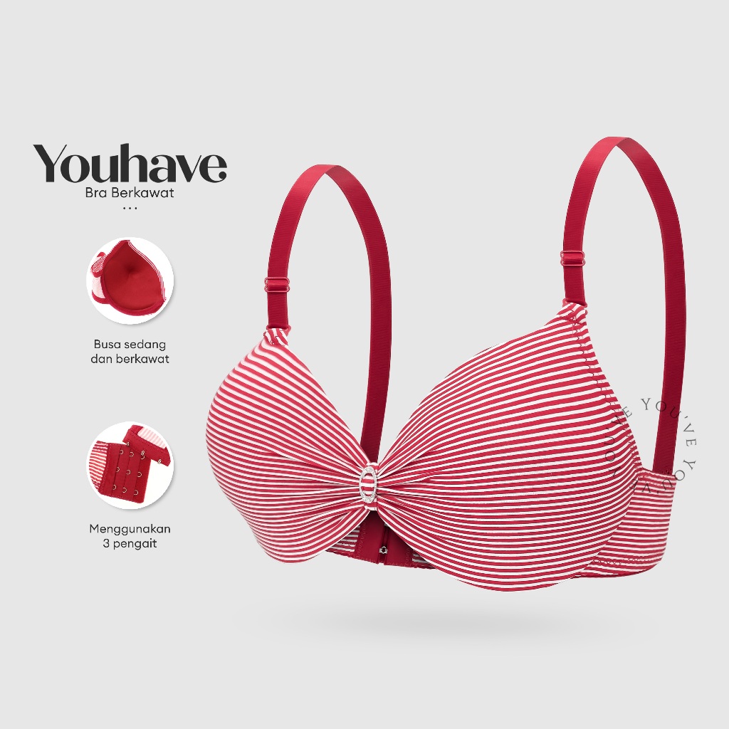 Jual You've ( YouHave ) BH Wanita Bra Kawat Beha Be Ha Busa Sedang ...