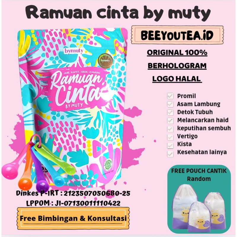 Jual (READY STOCK)Ramuan Cinta By Muty Original Minuman Rimpang Ramcin ...