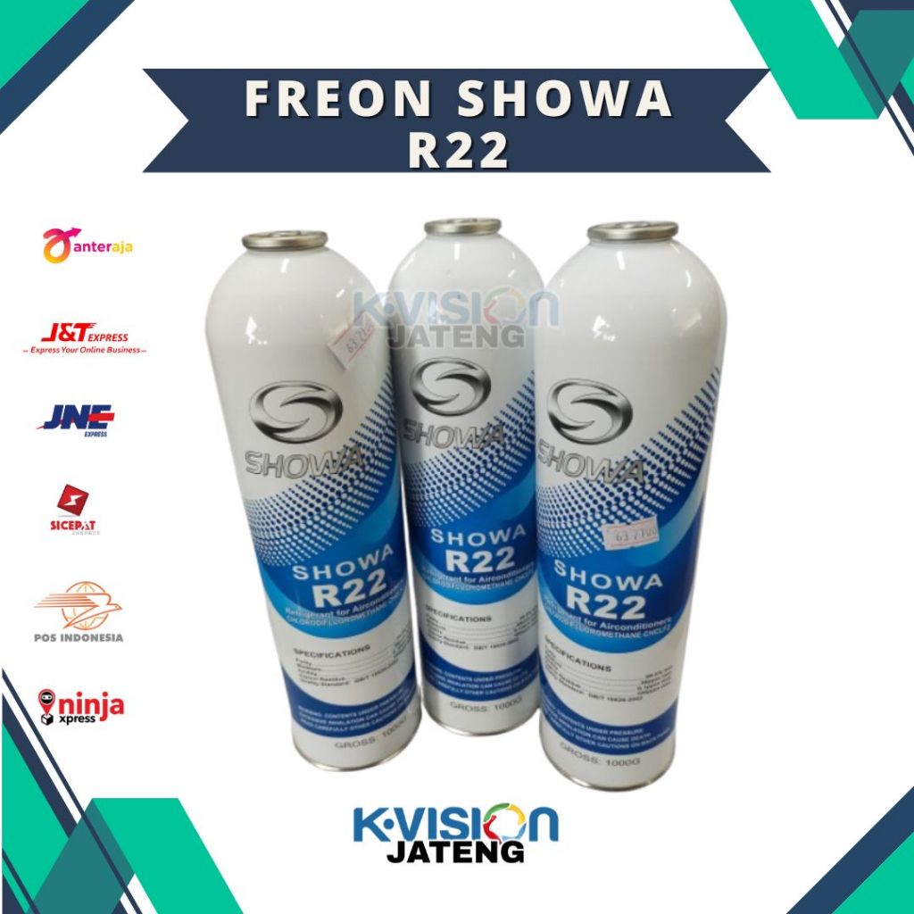 Jual FREON SHOWA R22 ISI 1 KG / FREON KALENG showa R22a 1kg | Shopee Indonesia