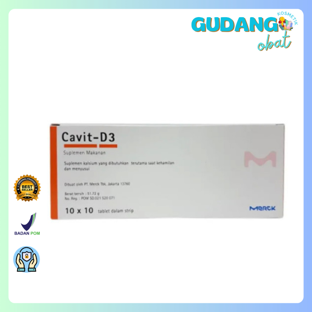 Jual Cavit D3 Tablet 10's - Kalsium, Vitamin D3 | Shopee Indonesia