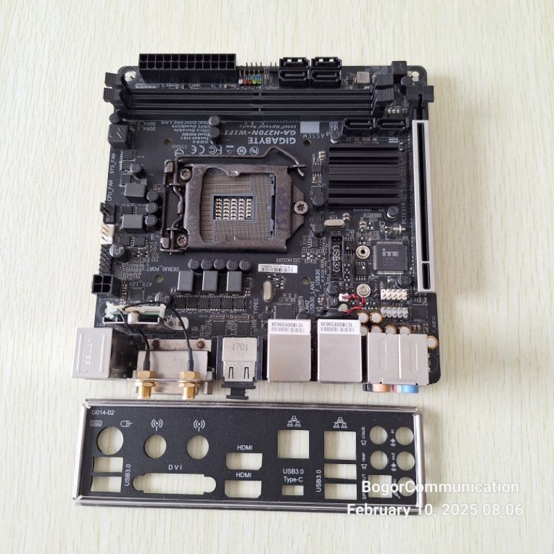 Jual Motherboard H270 Gigabyte GA-H270N-WIFI Mini ITX Intel Skylake ...