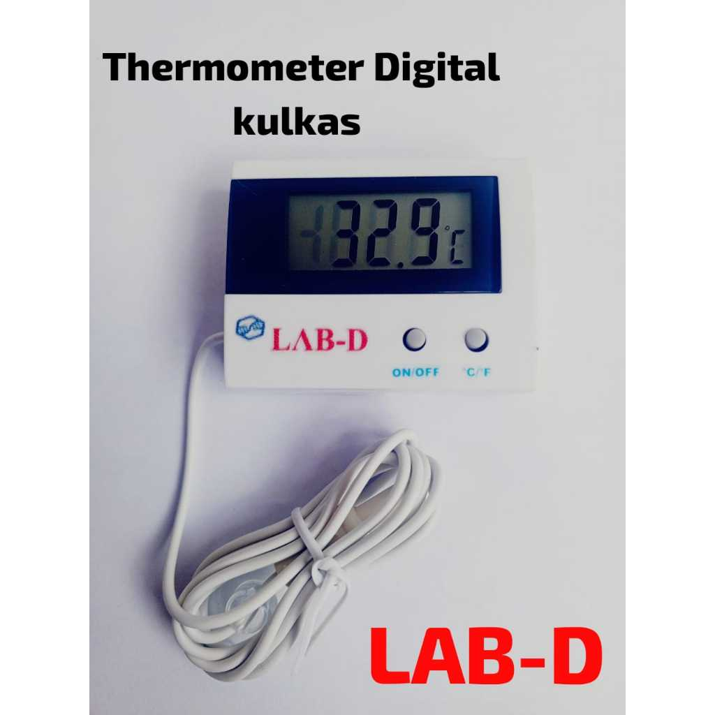 Jual Thermometer Digital Chiler Freezer Kulkas Showcase Original LAB-D ...