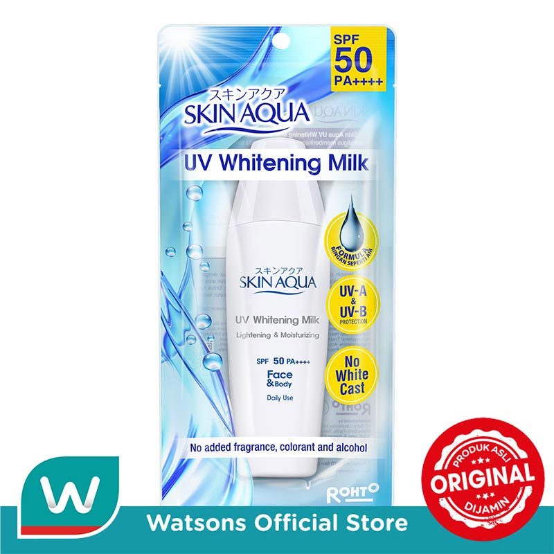 Jual Skin Aqua UV Whitening Milk SPF 50 40ml | Shopee Indonesia