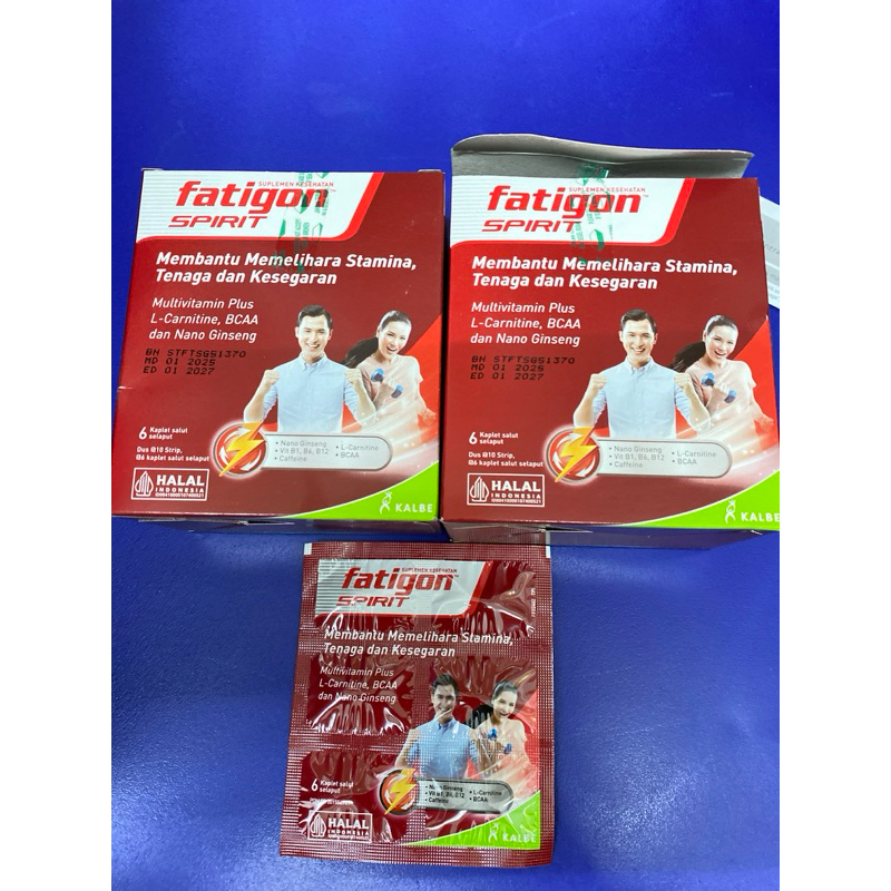 Jual Fatigon Spirit isi 6 kapsul | Shopee Indonesia