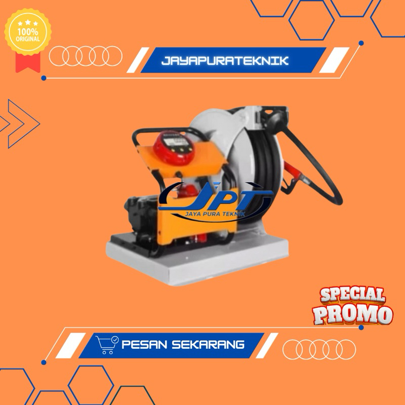 Jual POMPA TRANSFER DISPENSER BBM FLOWMETER DIGITAL MINYAK SOLAR AC ...