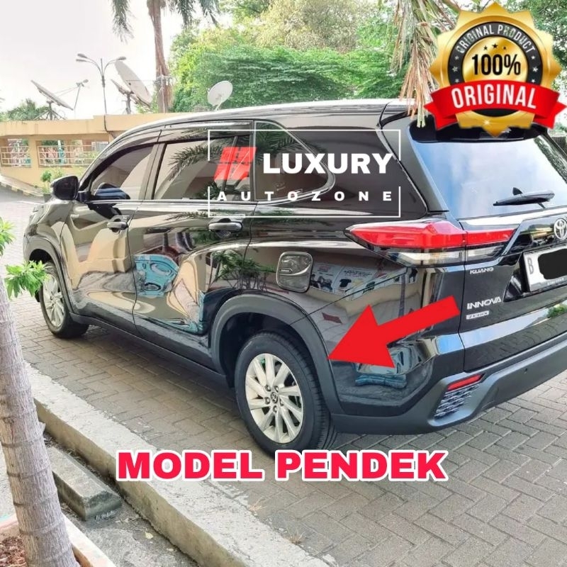 Jual Body Kit Bodykit Moulding Over Fender Bemper Belakang Innova Zenix ...