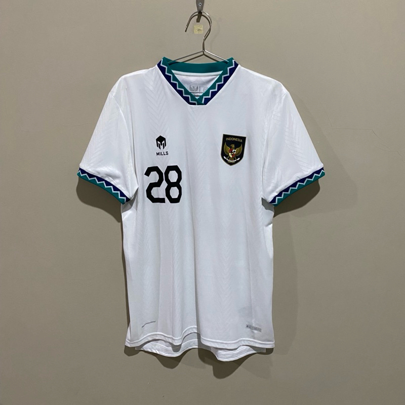 Jual MILLS Timnas Away 2022 Original Player Issue | Jersey Tim Nasional ...