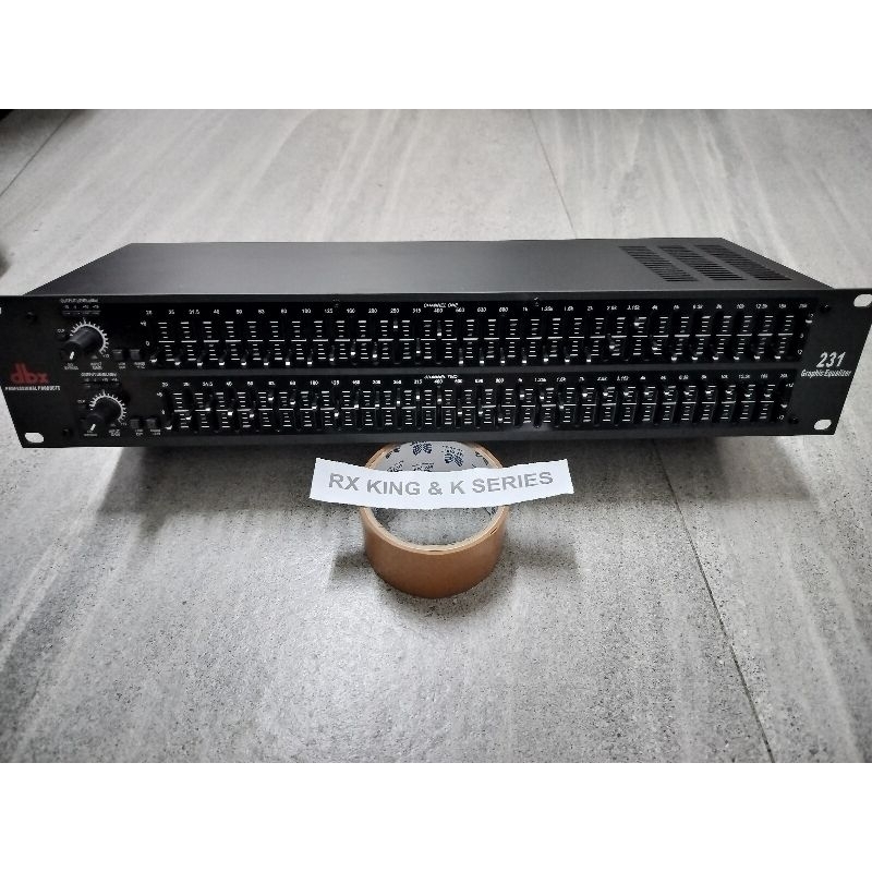 Jual DBX 231 DBX231 GRAPHIC EQUALIZER 2X31 TANPA BOX TAPI BARU | Shopee Indonesia