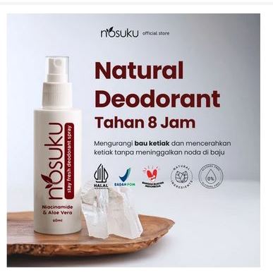 Jual NOSUKU Stay Fresh Deodorant - Tawas Niacinamide / Deodorant ...