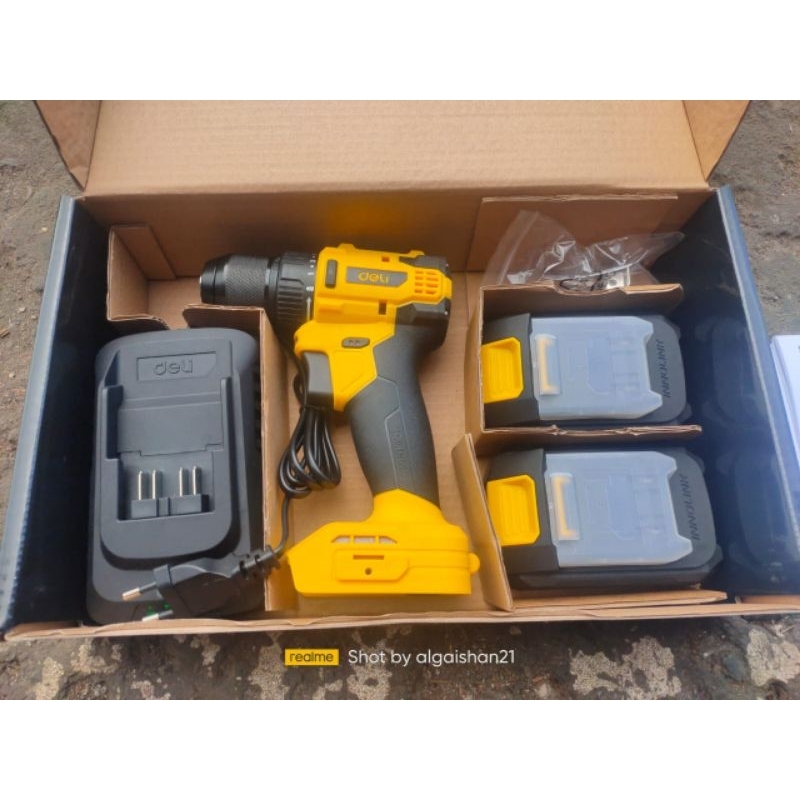 Jual bor cordless Deli DC 20 volt | Shopee Indonesia