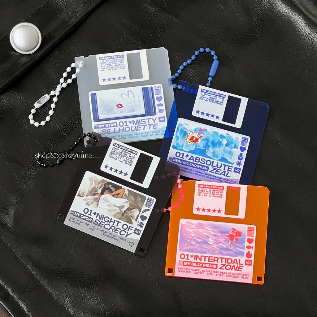 Jual Nightly Rendezvous Disk Keychain Love & Deepspace Rafayel Zayne ...