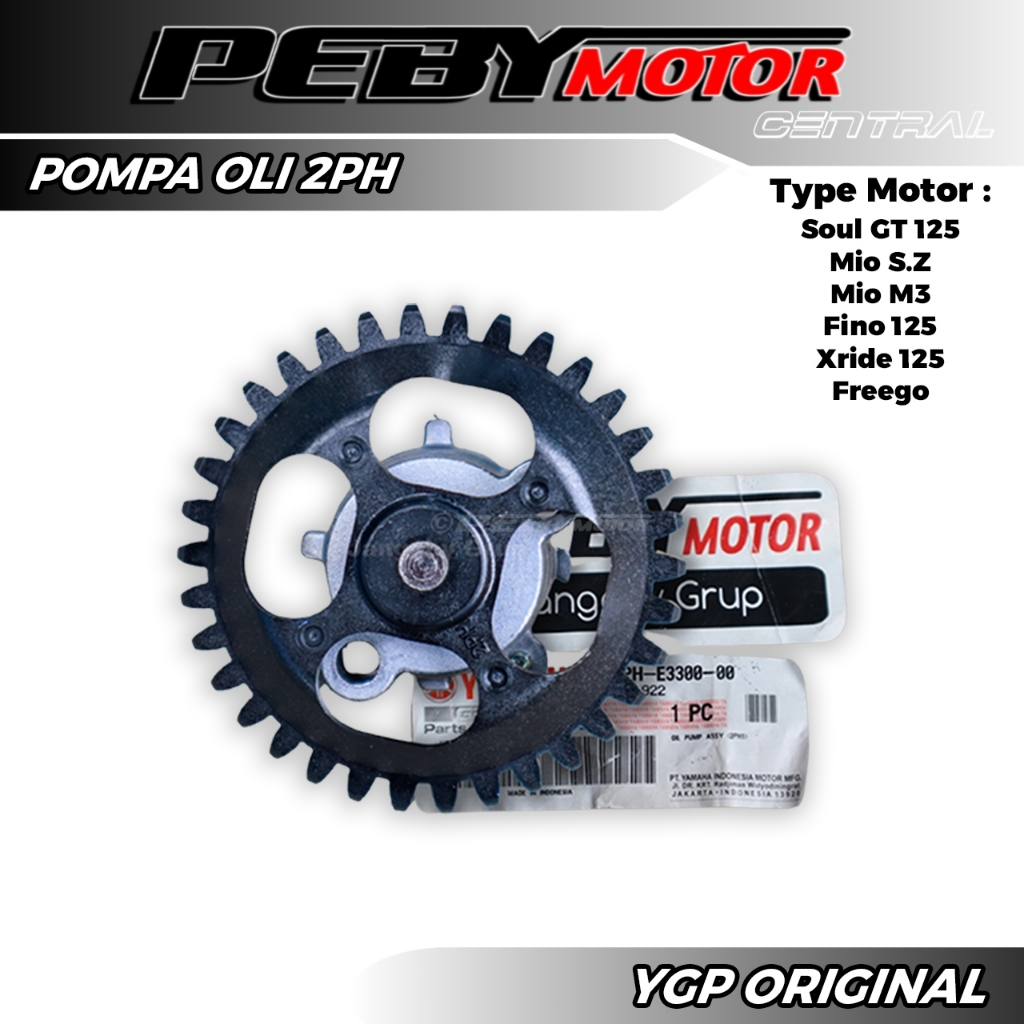 Jual Pompa Oli Set Mio S Z Mio M3 Fino Xride Soul GT 125 Freego ORIGINAL Resmi YGP 2PH-E3300 ...