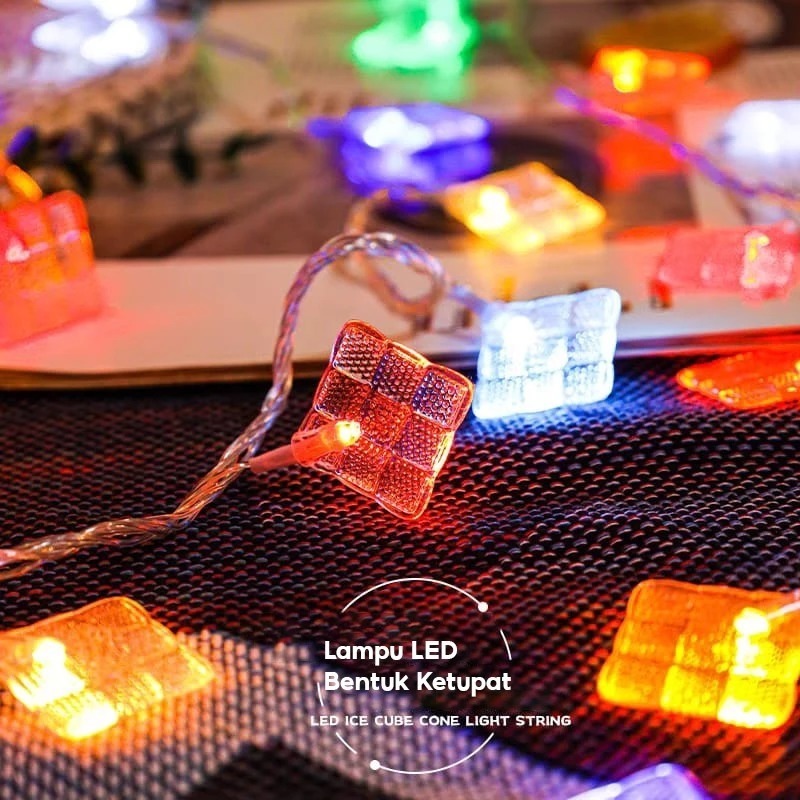 Jual LAMPU HIAS TUMBLER KETUPAT TRANSPARAN 8 METER / LAMPU HAS NUANSA ...