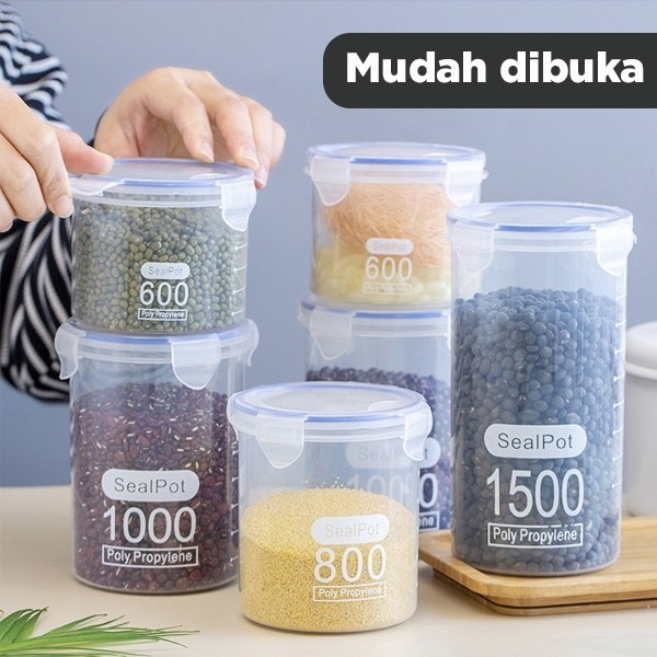 Jual Paus Biru - Toples Food Container Storage Kotak Snack Jar Kedap ...