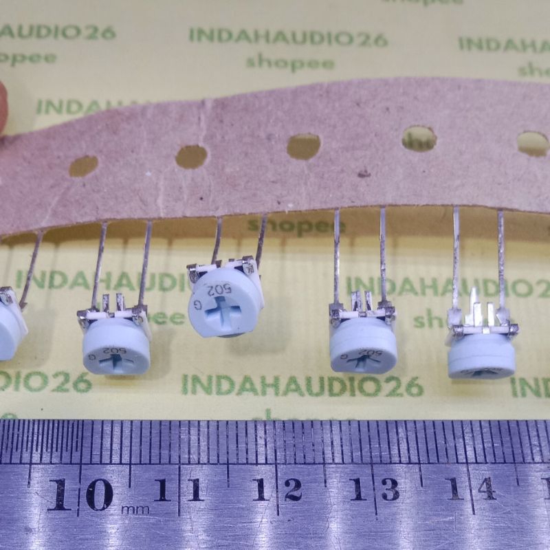 Jual trimpot biru muda 502 vr variable resistor 5k 5 kilo ohm ...
