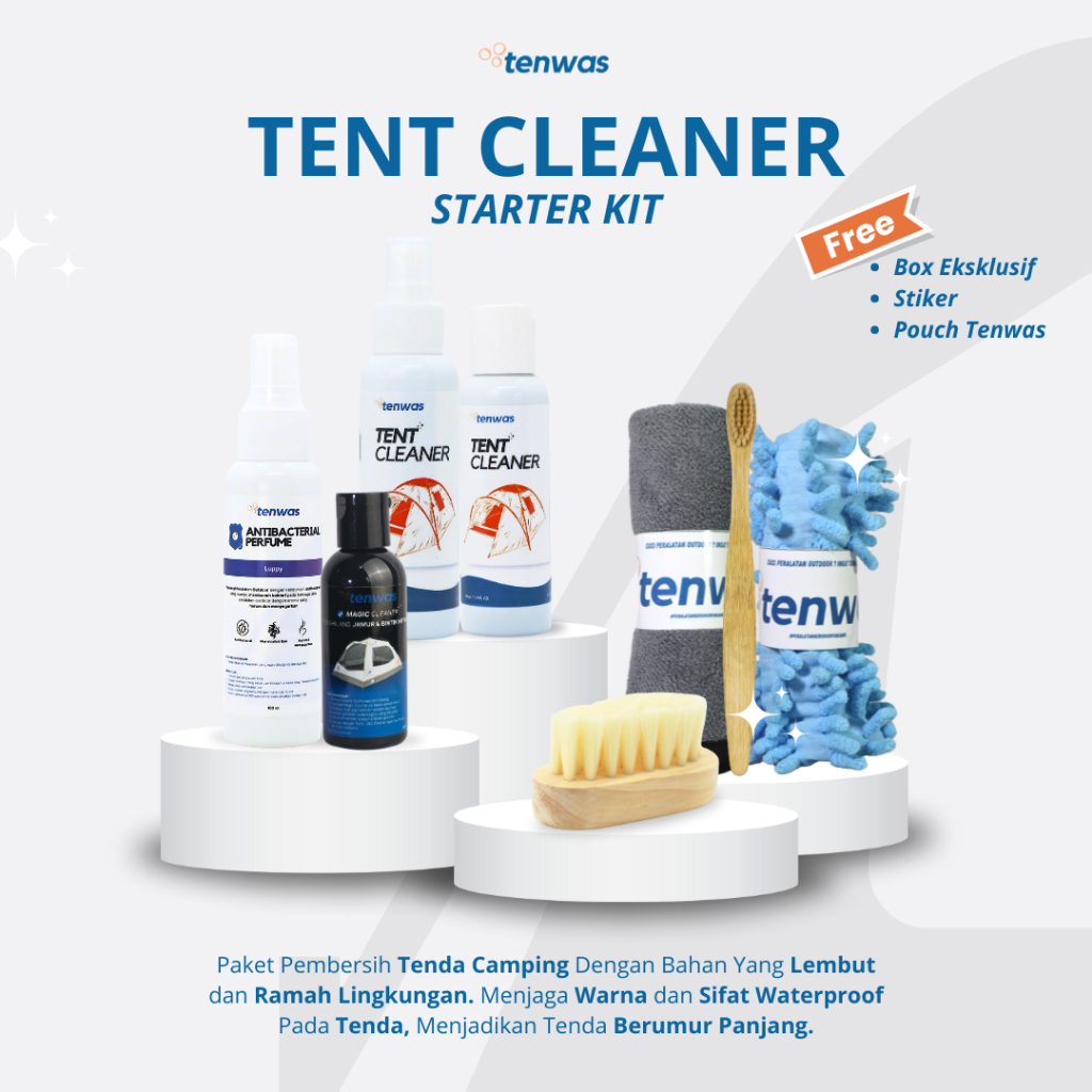 Jual Tenwas Tent Cleaner Starter Kit | Paket Pembersih Tenda Camping ...