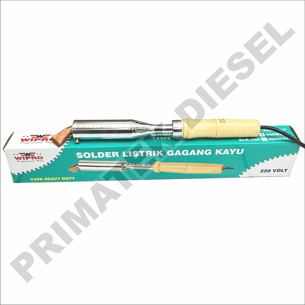 Jual Solder Listrik Gagang Kayu bengkok SLK-100 SLK-150 SLK-200 WIPRO ...